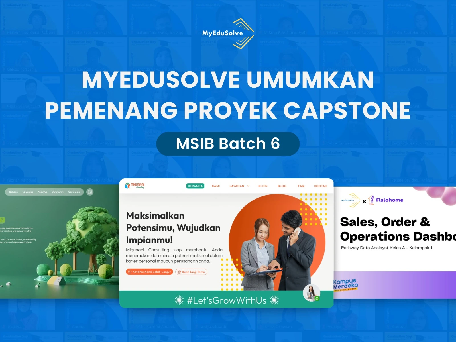 MyEduSolve Umumkan 8 Capstone Project terbaik - Studi Independen Cycle 6