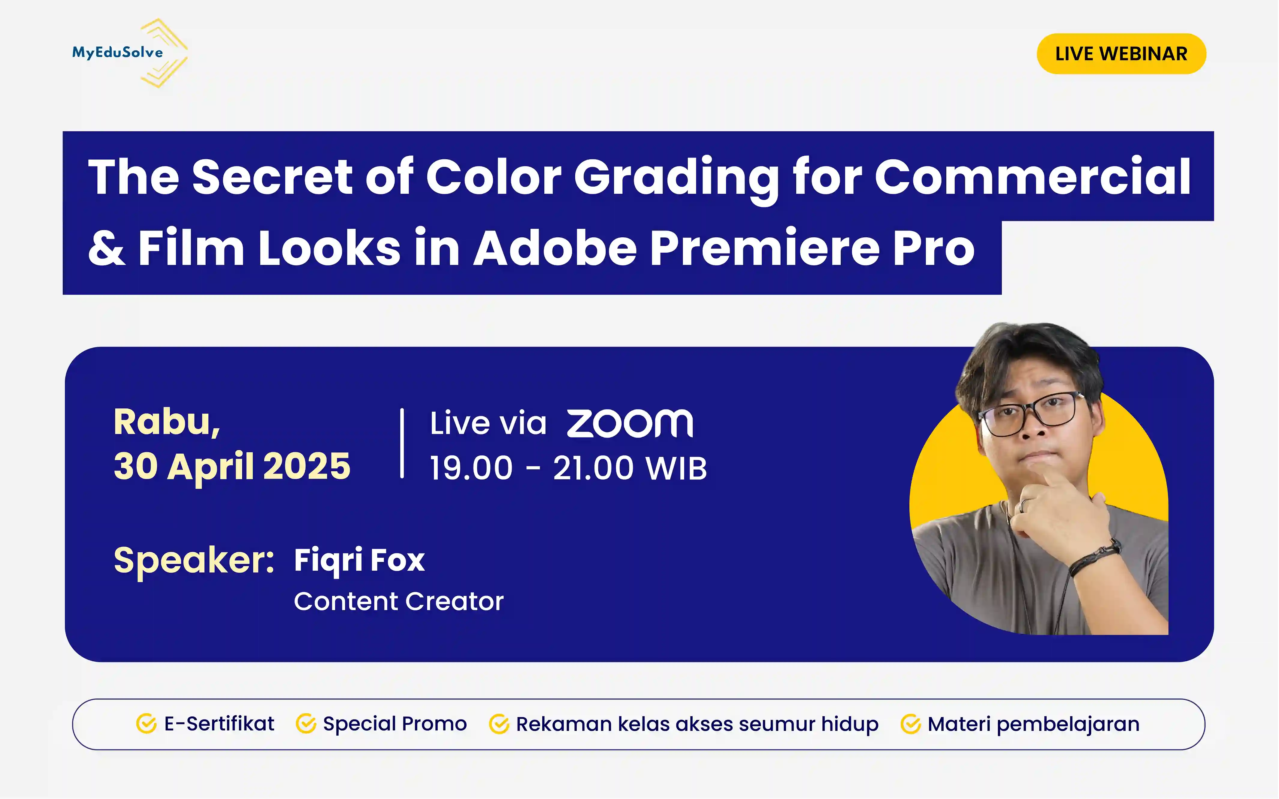 The Secret of Color Grading for Commercial & Film Looks in Adobe ...