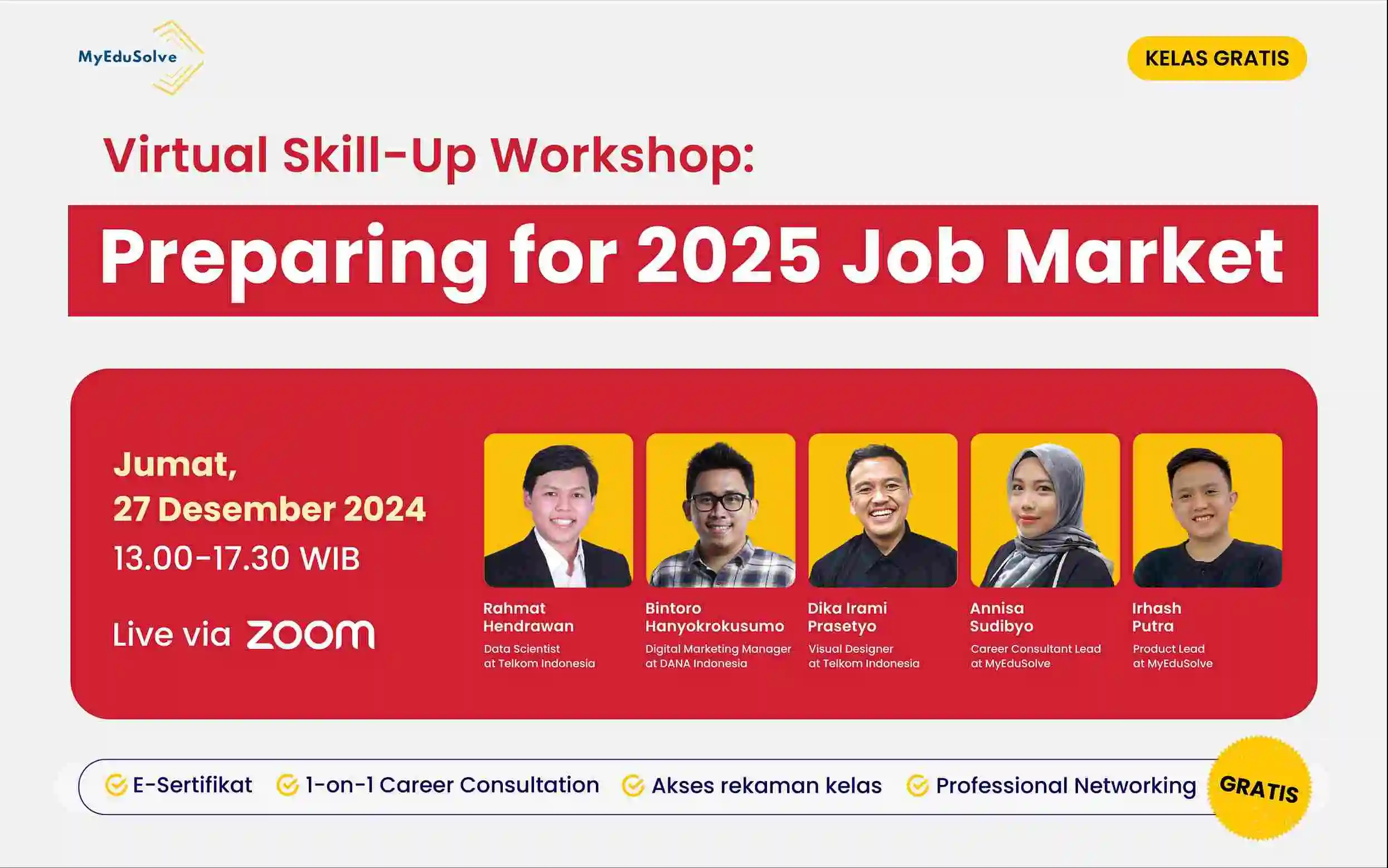 Virtual Skill-Up Workshop: Preparing for 2025 Job Market